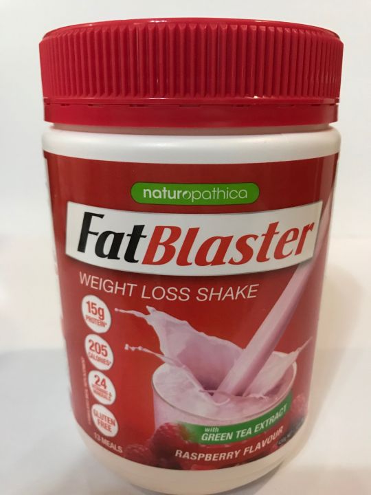 Naturopathica Fat Blaster Weightloss Shake Raspberry Flavour 430g ...
