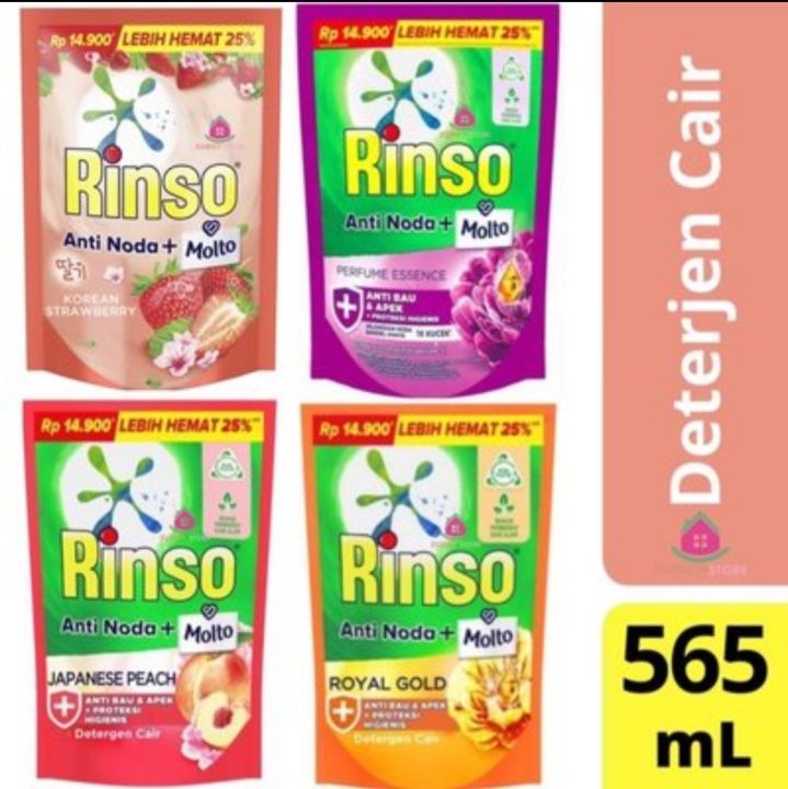 Rinso Cair 510-565ml | Lazada Indonesia