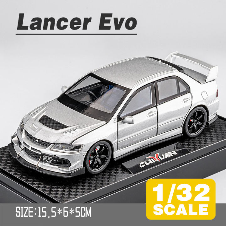LEO 1:32 Mitsubishi Lancer Evolution Ⅸ Diecast Model Car Alloy Cars ...