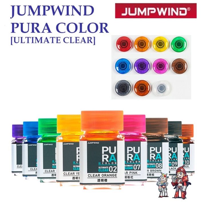 สีแอร์บรัช [JUMPWIND] PURA 01-011 Model Color Pura Ultimate Clear Color ...