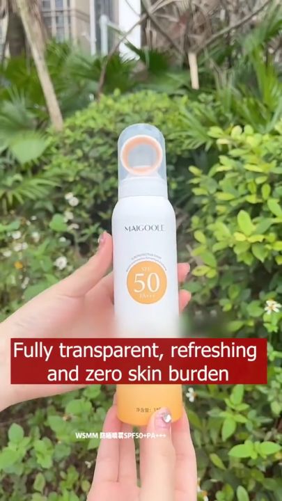 150ml Moisturizing Small Aperture Sunscreen Spray SPF50+ PA ...