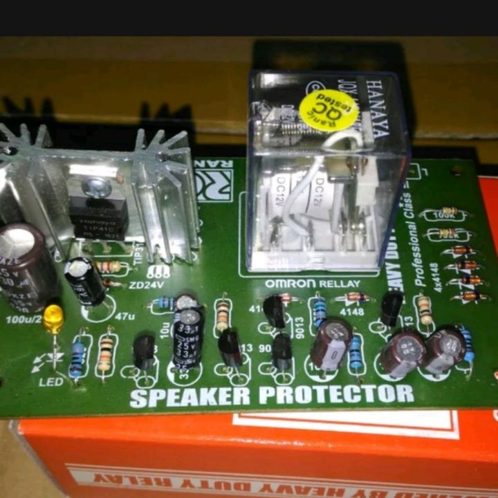 kit Rangkaian modul speaker protektor 12Volt 5A cukup untuk power ocl ...