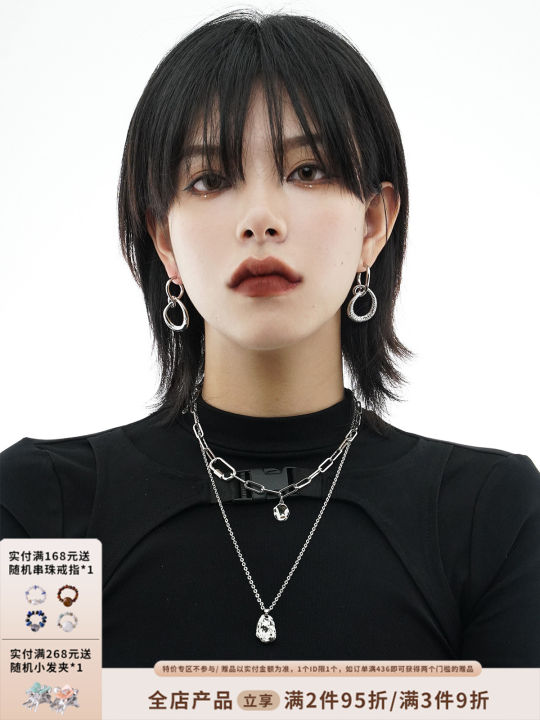 Sumiyaki 2024 ใหม่ ผู้หญิง สร้อยคอ น้ำหนักเบา หรูหรา ดีไซน์ โซ่กระดูกไหปลาร้าเย็น เสื้อสเวตเตอร์ ...