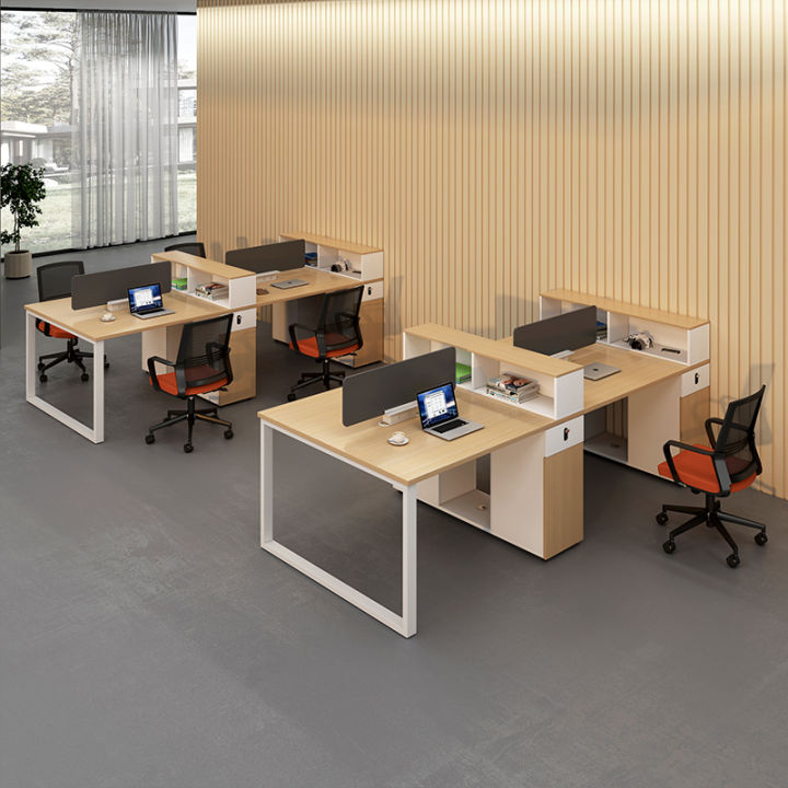 Minimalist Staff Table Staff Work Booth Office Table Combination Open ...