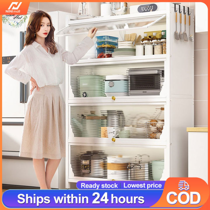 NINI-Kitchen storage cabinet with door Kabinet Rak Dapur cabinet ...