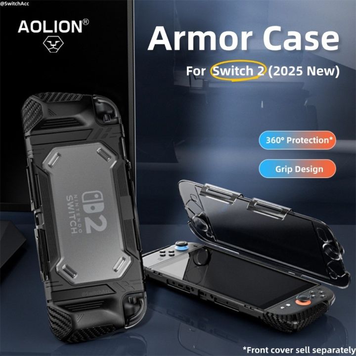 AOLION Switch Armor Case for Nintendo Switch 2 Ergonomic Grip Design ...