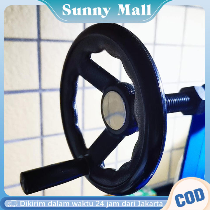 12 * 100mm Hand Wheel Dengan Gagang Putar Untuk Mesin Milling Handle ...