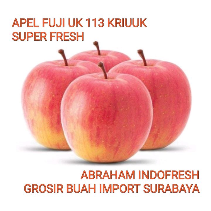 apel fuji 1kg buah segar abraham indofresh fuji merah 1 kg | Lazada ...