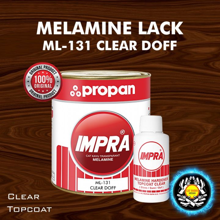 propan impra melamine clear doff 131 + Hardener 1 liter | Lazada Indonesia