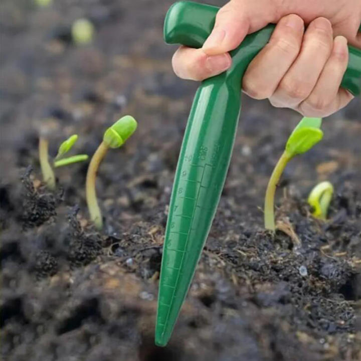 Seeder Garden Hole Puncher With Scale Manual Seedling Transplanting ...