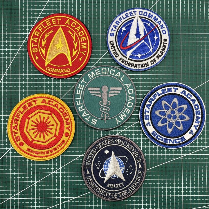 Star Trek Morale Medal Embroider Velcro Label Us Space Fleet Academy ...