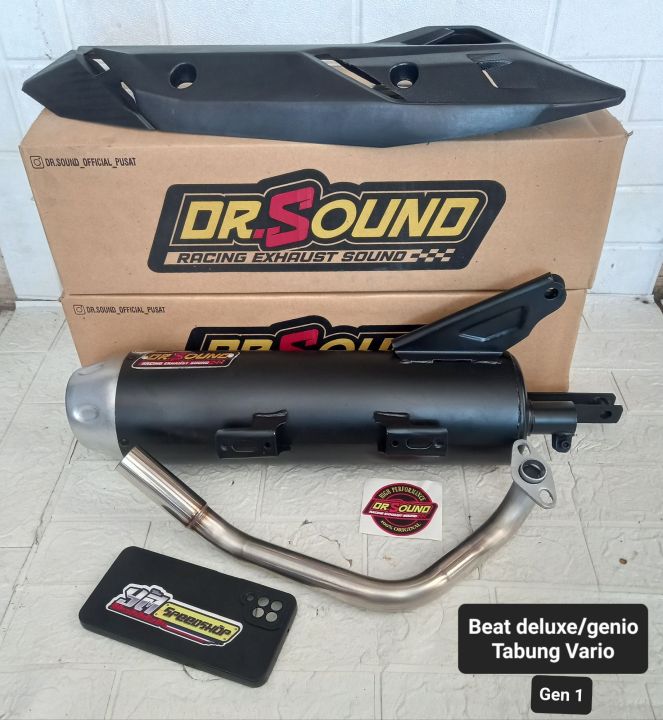 Knalpot copy cms dr sound gen1 fullset genio tabung slinser vario pnp ...