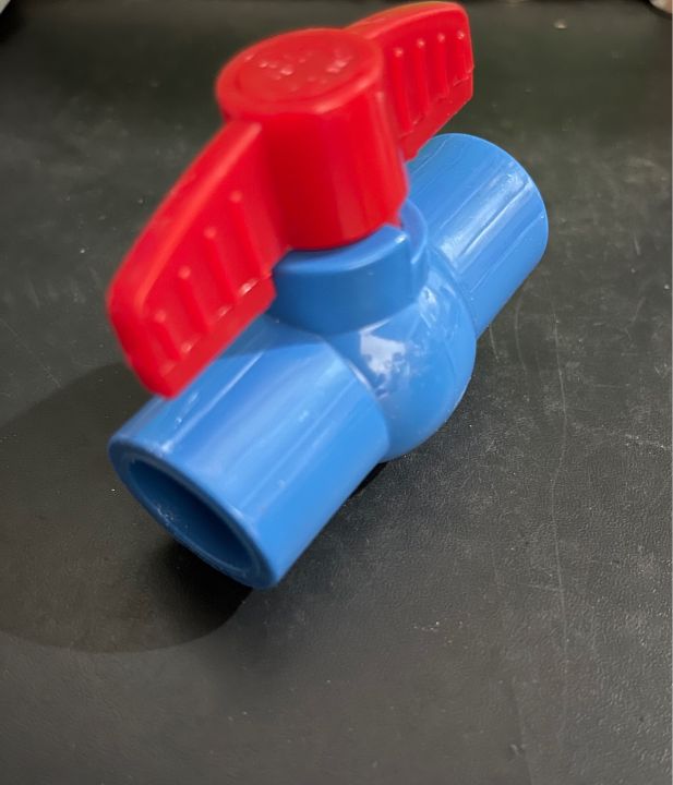 Pvc Ball valve blue plain available size 1/2 ,3/4 ,1 | Lazada PH