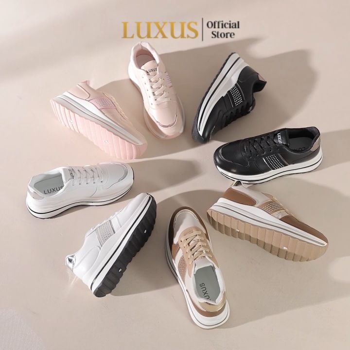 Luxus Seo Yoon Sepatu Wanita Sneakers Sporty Import Sepatu Black ...