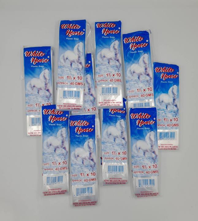 ICE CANDY WRAPPER | 1-1/2×10" | P.E CLEAR | PLASTIC SA ICE CANDY APPROX ...