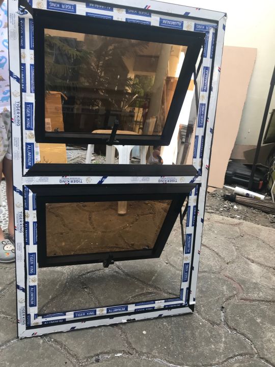 80cm -W X 120cm-H aluminum Double Awning window | Lazada PH