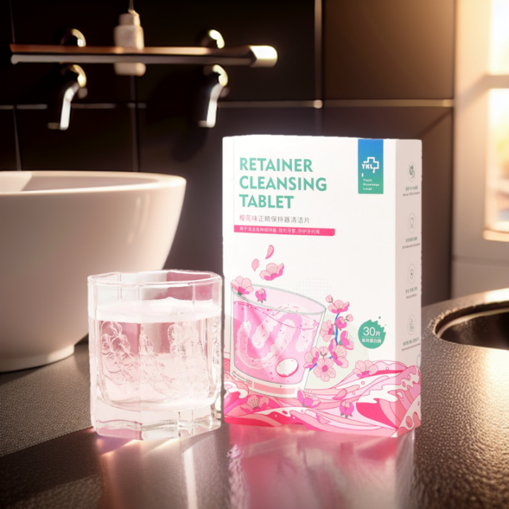 เม็ดฟู่ 30 ชิ้น เม็ดทำความสะอาด สำหรับทำความสะอาด Retainer Cleansing ...