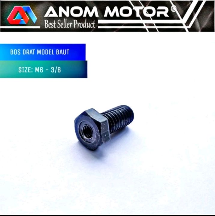 Bos drat baut 10 (m6 - 3/8) model baut, paket (isi 100 biji) | Lazada Indonesia