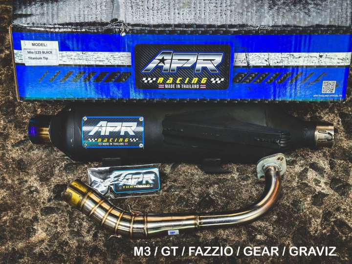 APR Racing Pipe (Made in Thailand) for Mio i 125, Mio Gear, Mio Gravis ...