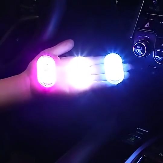 Car LED Touch Lights rechargeable Wireless Interior Light Auto Roof ...