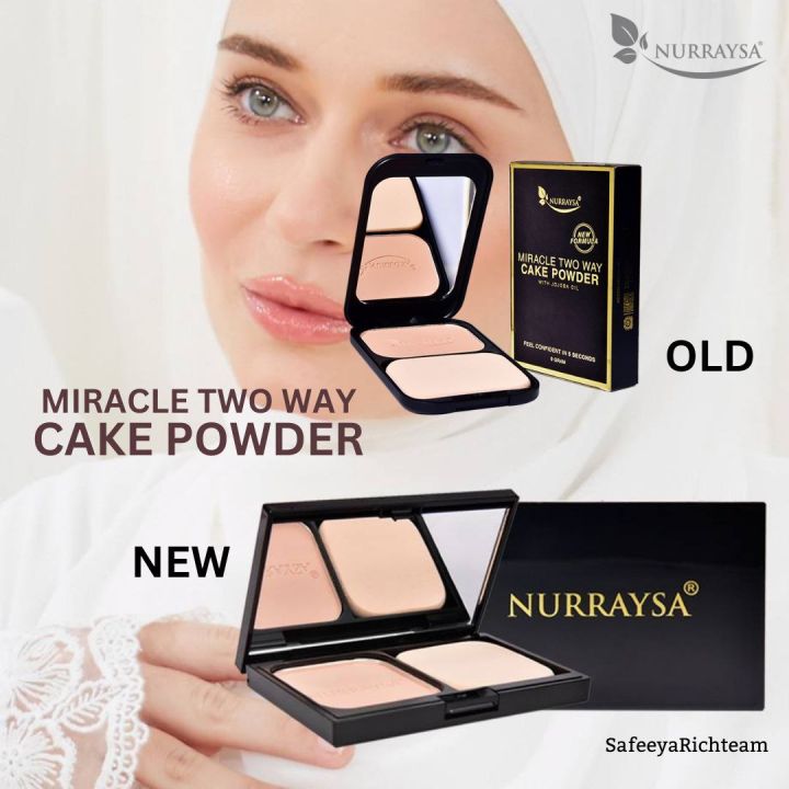 Miracle Two Way Cake Powder 2 in 1 Nurraysa original HQ | Lazada