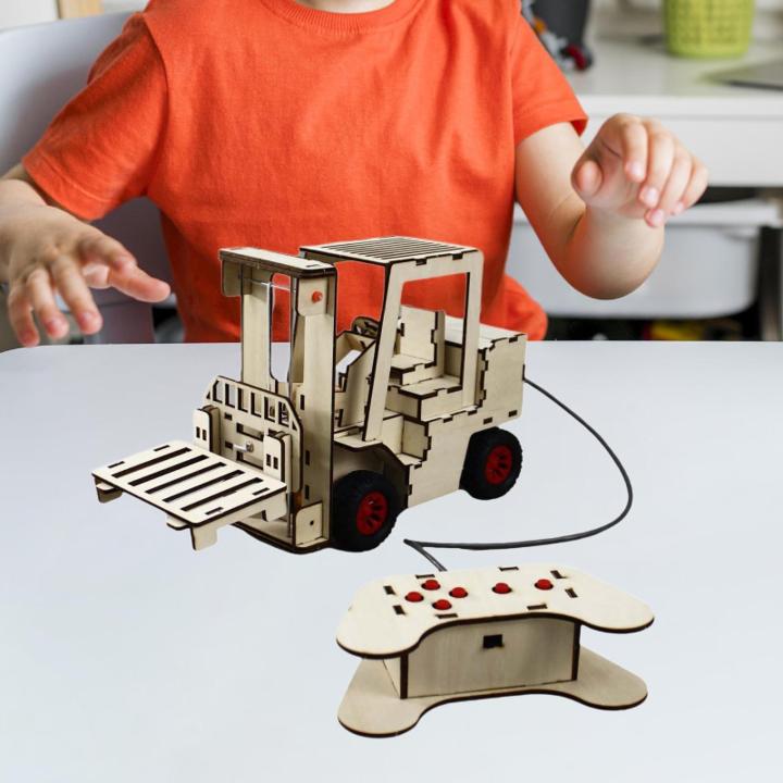 Wood Mechanical Building Toys Small Inventions Science Experiment Kits ...