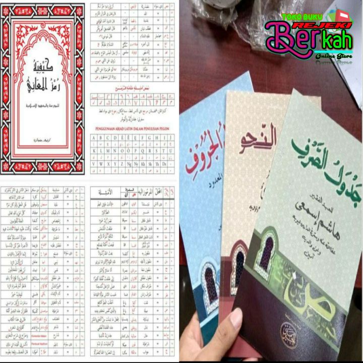 satu set paket hemat jadwal Nahwu shorof sorop shorop huruf hurup ...