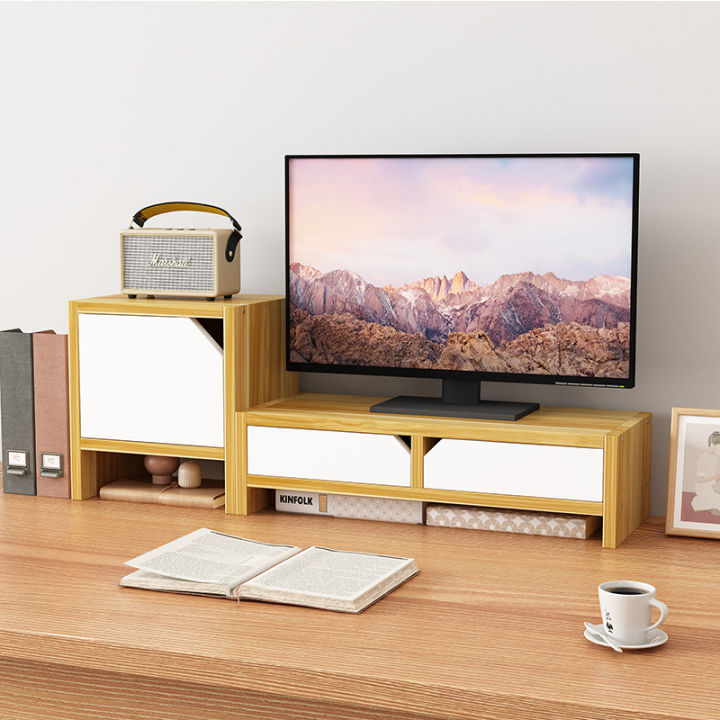 Monitor Elevated Rack Computer Base Display Screen Heightening Shelf ...