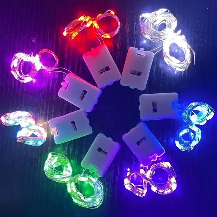 1/2M Multicolor Waterproof LED Starry Light String Led Christmas Fairy ...