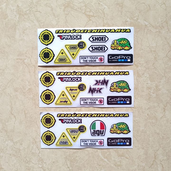 STIKER PRINT HELM STIKER HELMET 1 SET STIKER MURAH | Lazada Indonesia