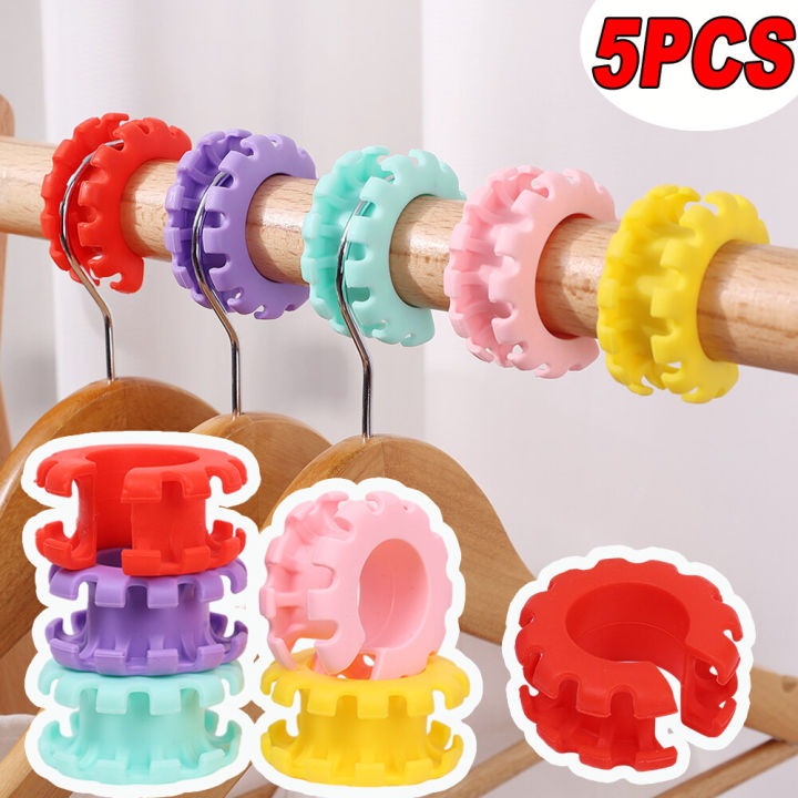 1-10pcs Clothes Rack Windproof Hook Silicone Windproof Buckle Windproof ...