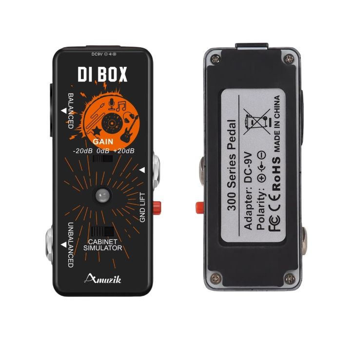 Amuzik Di Box Guitar Effect Pedal Direct Input Box Matchbox MIni ...