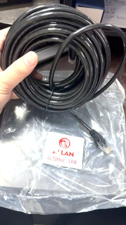 ALLAN Outdoor Ethernet Cat6 Cable 10M-50M Shielded Grounded UV ...
