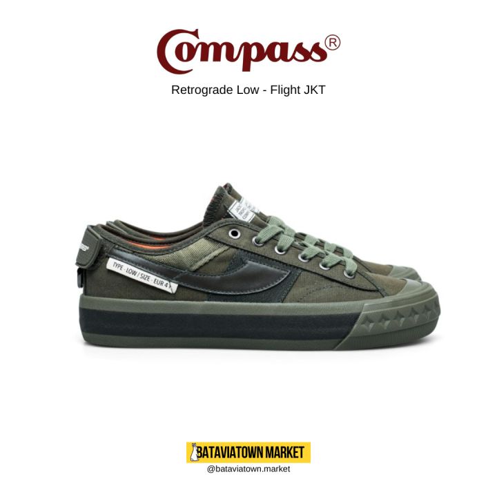 [Limited Edition] Sepatu Compass Retrograde Low - Flight JKT | Lazada Indonesia