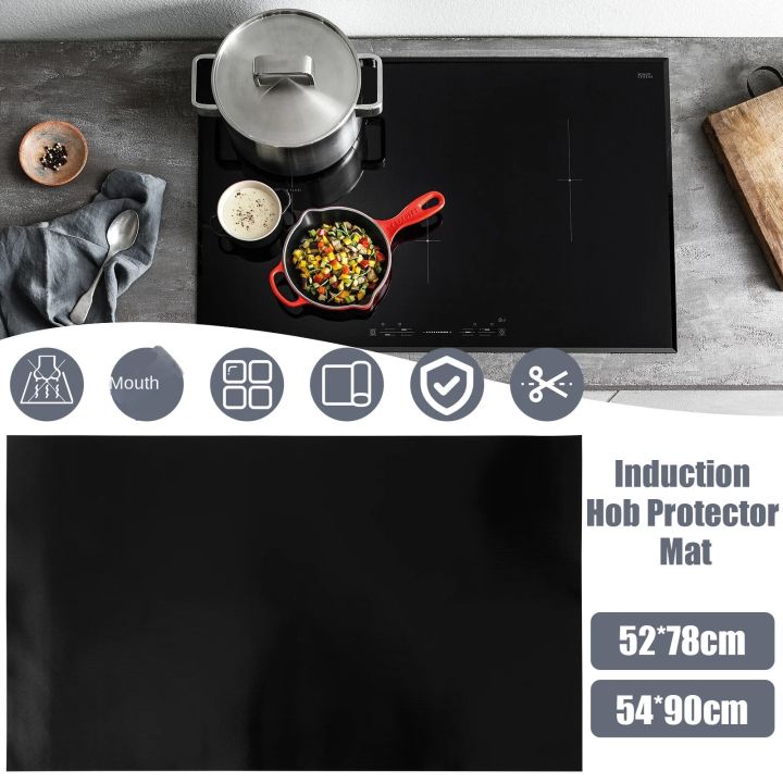 Induction Hob Protector Mat Large Silicone Induction Cooktop Scratch ...