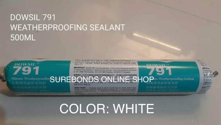 Dowsil 791 500 Weatherproofing sealant "WHITE" | Lazada PH