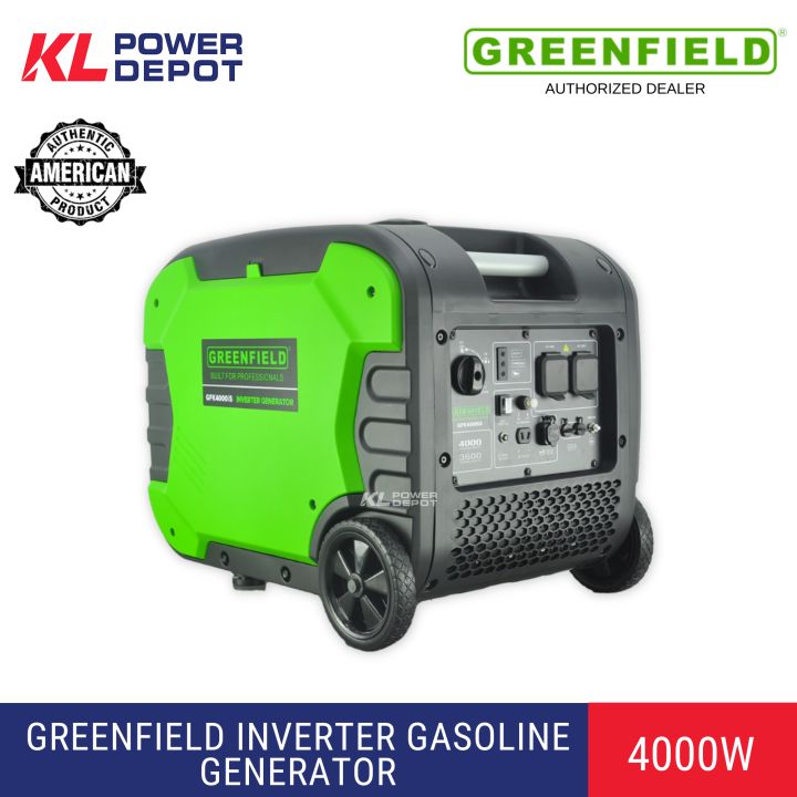 Greenfield Gasoline Generator 4000W GFK4000IS (INVERTER TYPE) | Lazada PH
