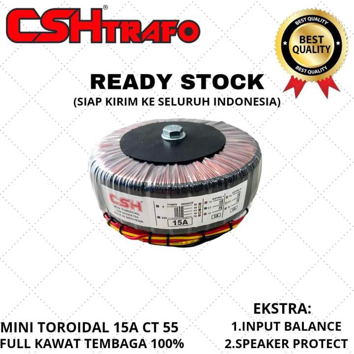 Trafo Mini Toroid CSH 15A CT 55V | Lazada Indonesia