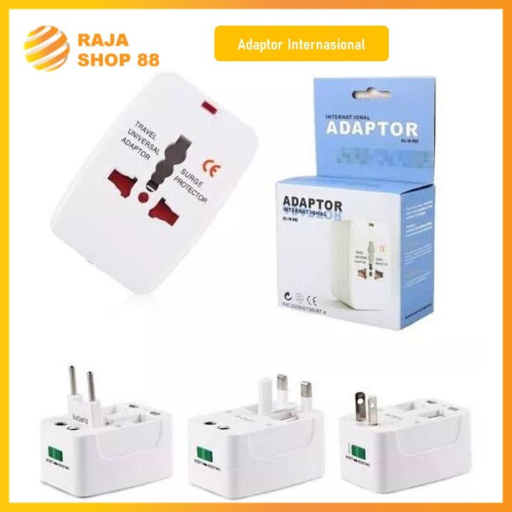 Universal Travel Adaptor Colokan Listrik Adaptor Internasional All In ...