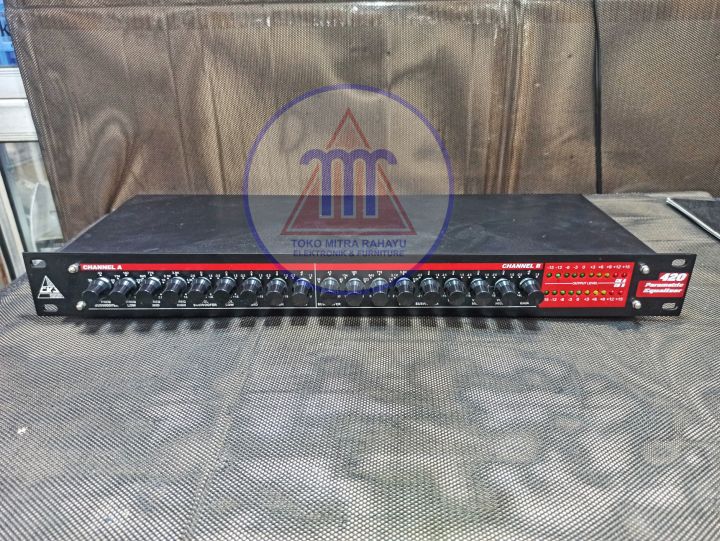 KIT PARAMETRIC EQUALIZER CKJ 420+BOX JADI Parametrik Equalizer rakitan kit by ckj + BOX + Kabel ...