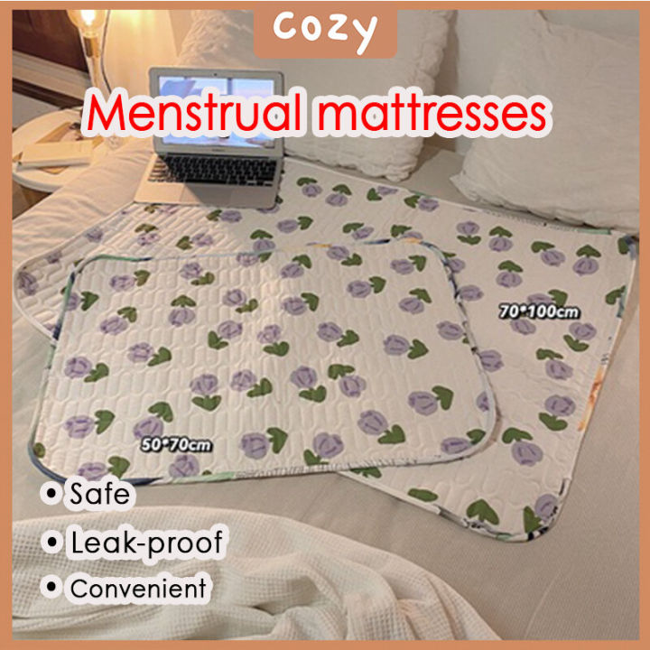 Anti-Side Leakage Urine Mat Incontinence Washable Waterproof Bed Pad ...