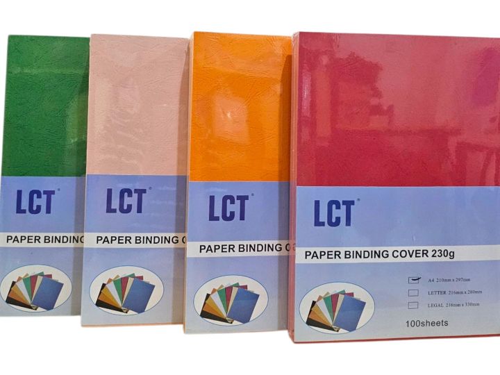 LCT Paper Binding Cover 230 GSM-100 Sheets | Lazada PH