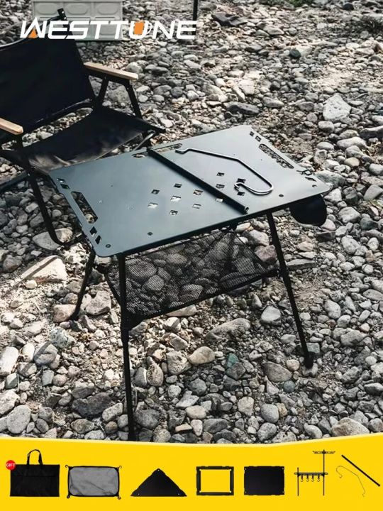 WESTTUNE Camping IGT Tactical Table with Accessories Lightweight ...
