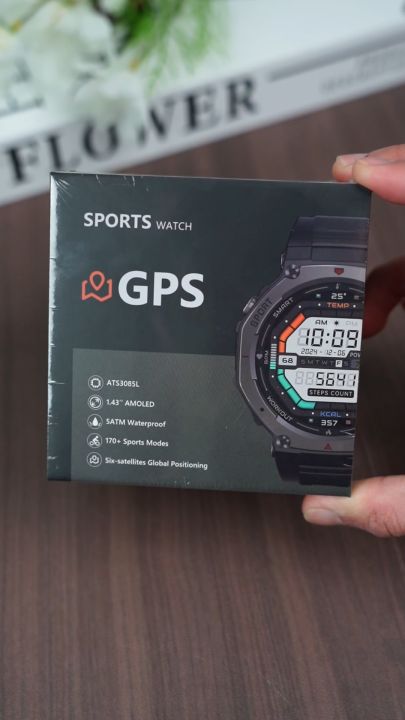 [COD] Citijungle GPS 2 Smart Watch 5ATM Tahan Air Layar AMOLED 1.43 ...