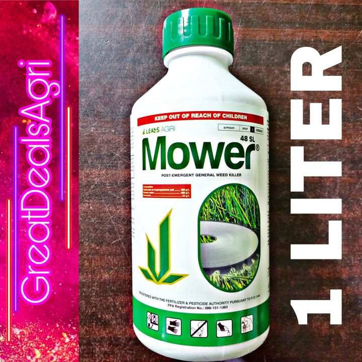MOWER 48SL GLYPHOSATE HERBICIDE (1 LITER) BY LEADS AGRI | Lazada PH