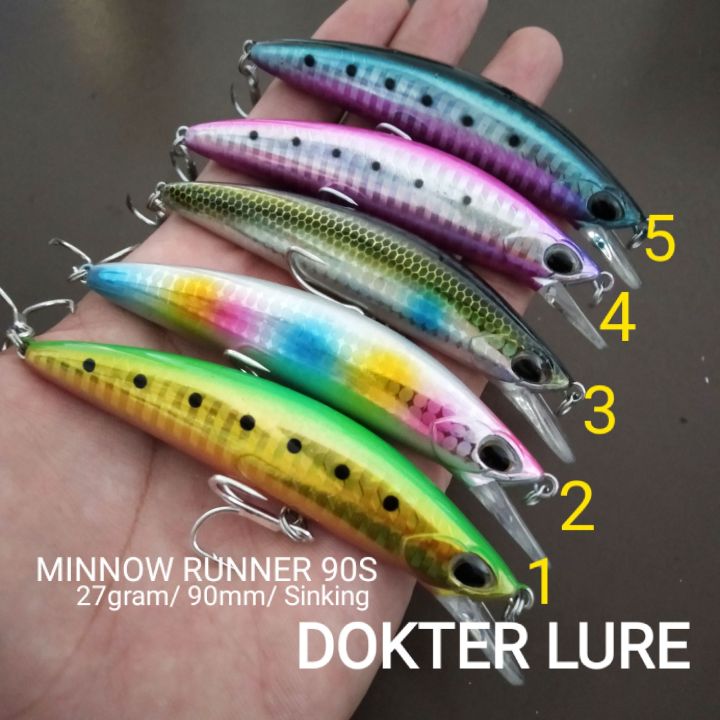 LURE MINNOW RUNNER 90s 27gram Umpan Casting Laut Sungai | Lazada Indonesia