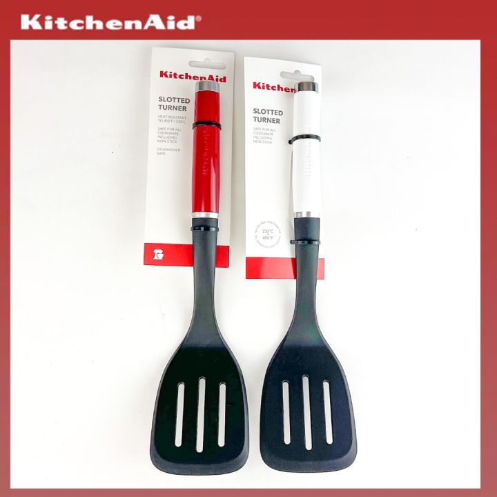 KitchenAid Authentic Classic Slotted Turner (Empire Red, White) | Lazada PH