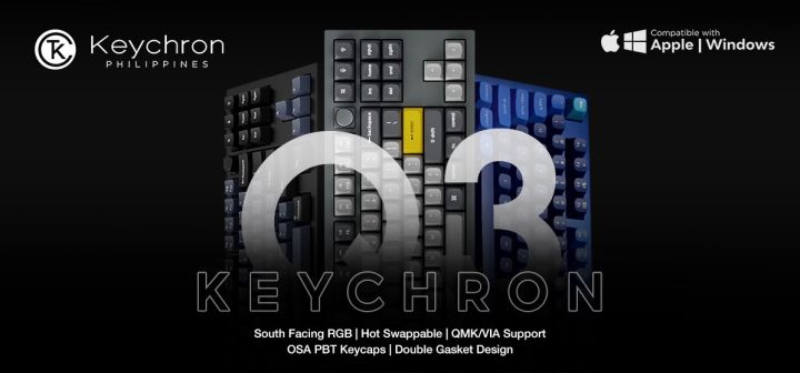 Keychron Q3 QMK Mechanical Keyboard, Shell White, TKL, Wired, RGB ...