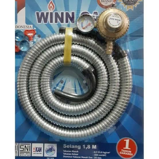 Selang Gas + Regulator WINN GAS SNI w68m | Lazada Indonesia