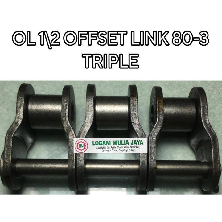OFFSET LINK RS 80-3 OL RS 80 1\2 SAMBUNGAN RANTAI RS 80 TRIPLE | Lazada ...